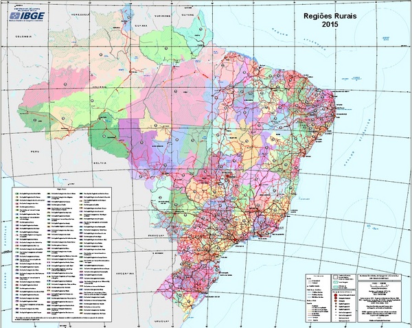 Regiões Rurais | 2015 | IBGE